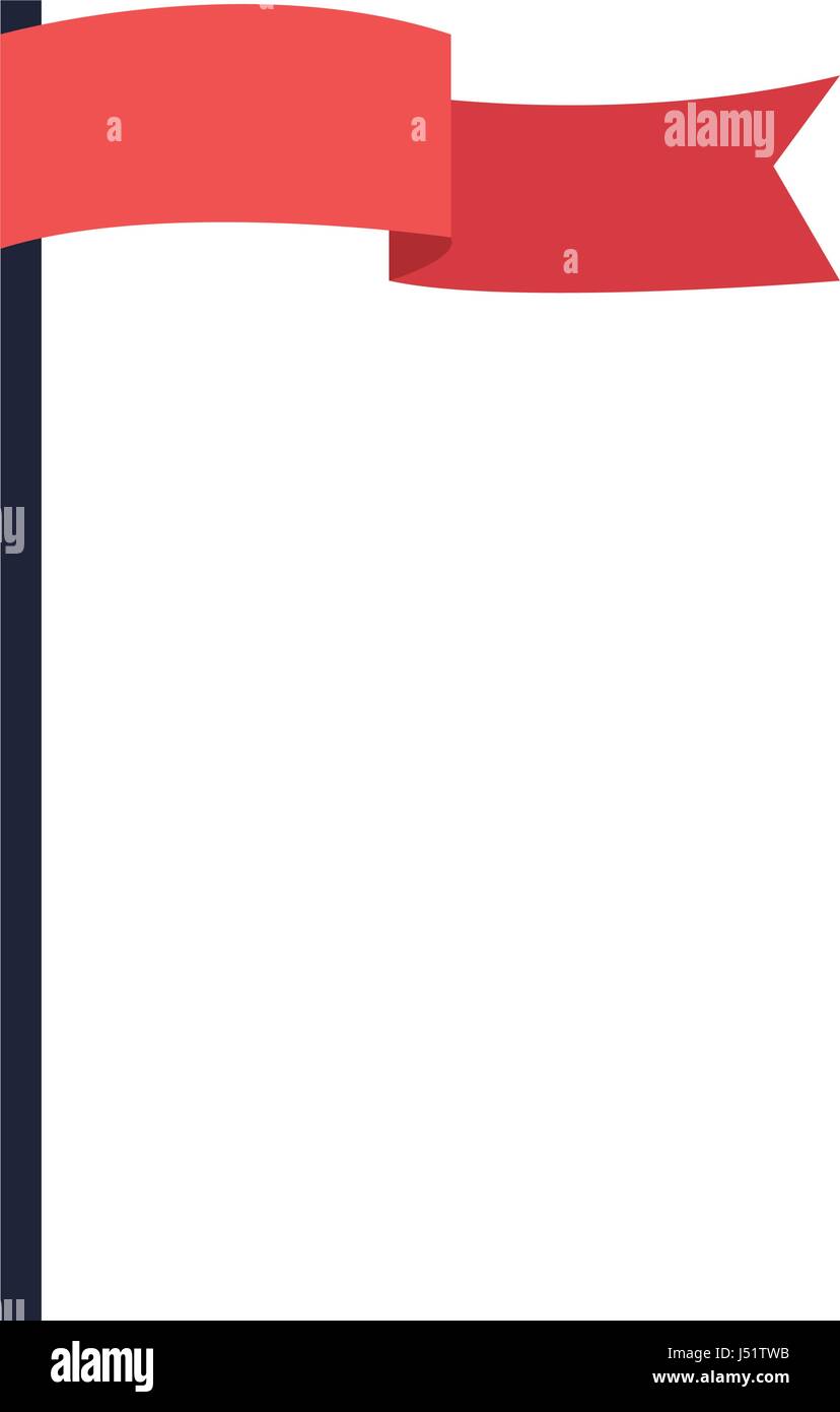 education red flag pole insignia symbol image Stock Vector Image & Art ...