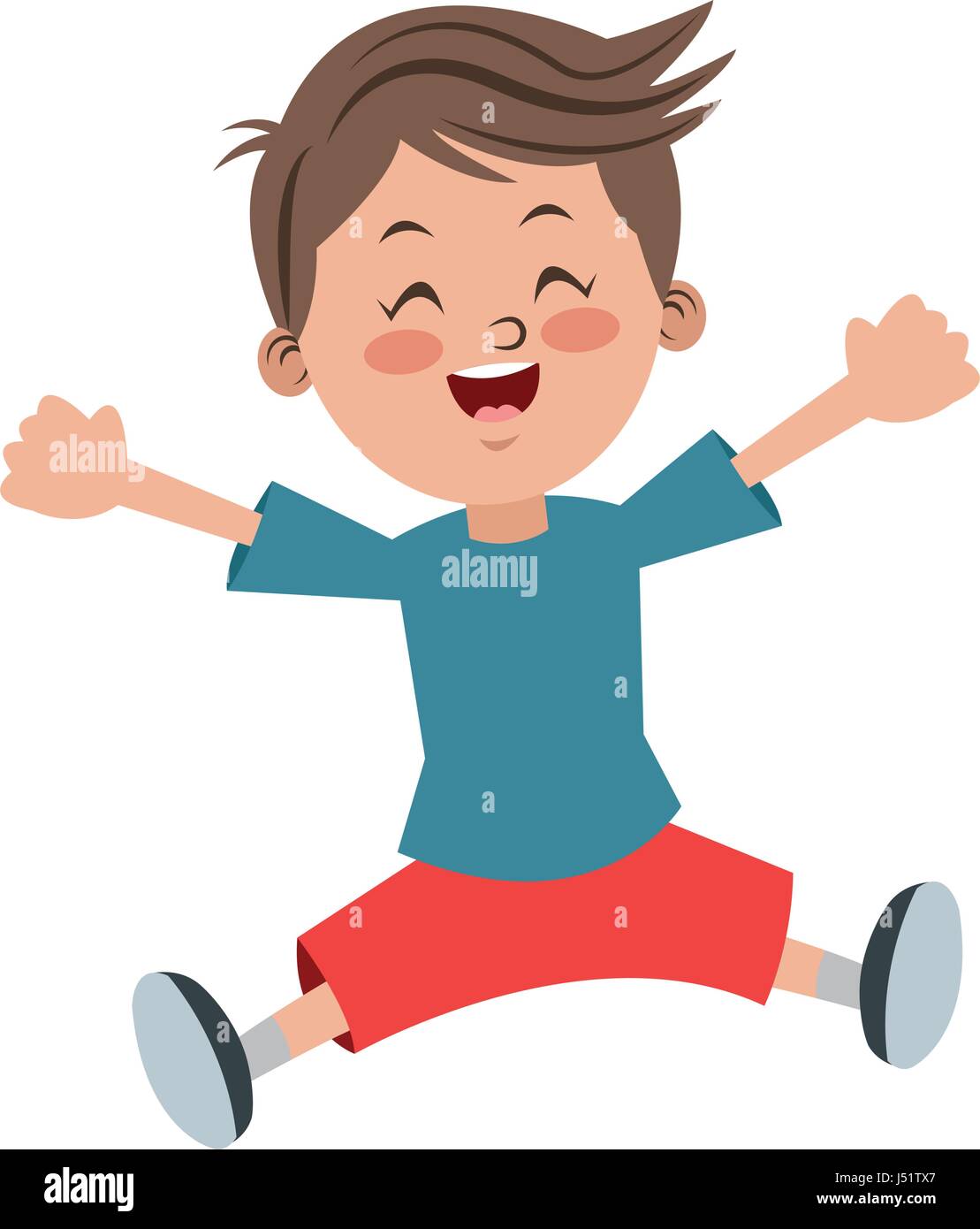 boy happy student young kid Stock Vector Image & Art - Alamy