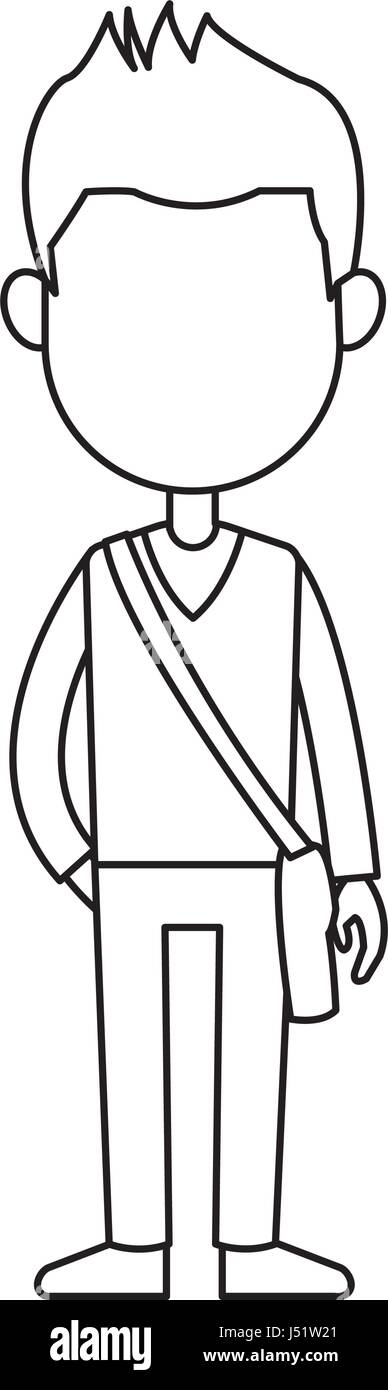 cartoon young boy student avatar Stock Vector Image & Art - Alamy