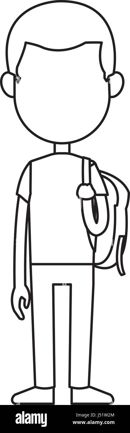 cartoon young boy student avatar Stock Vector Image & Art - Alamy