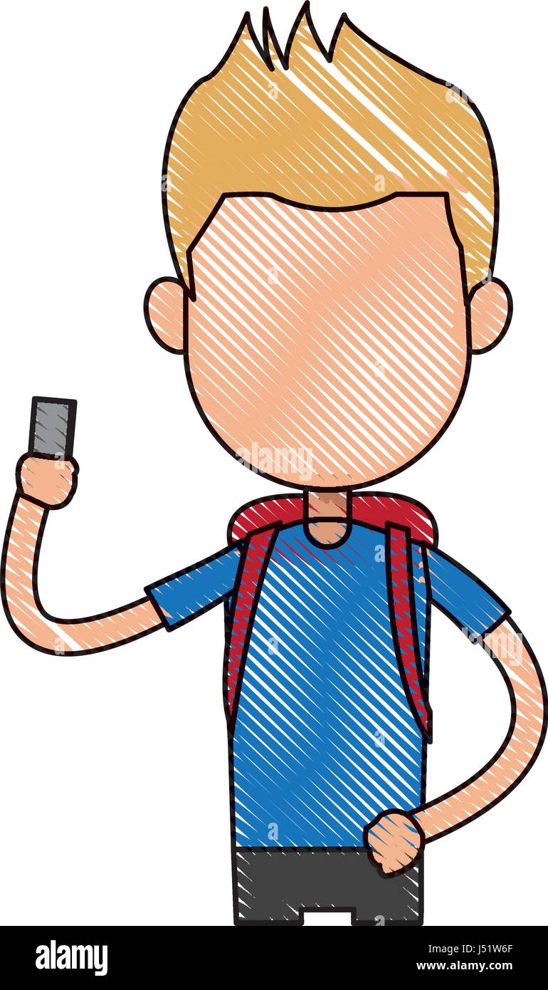 cartoon young boy student avatar Stock Vector Image & Art - Alamy