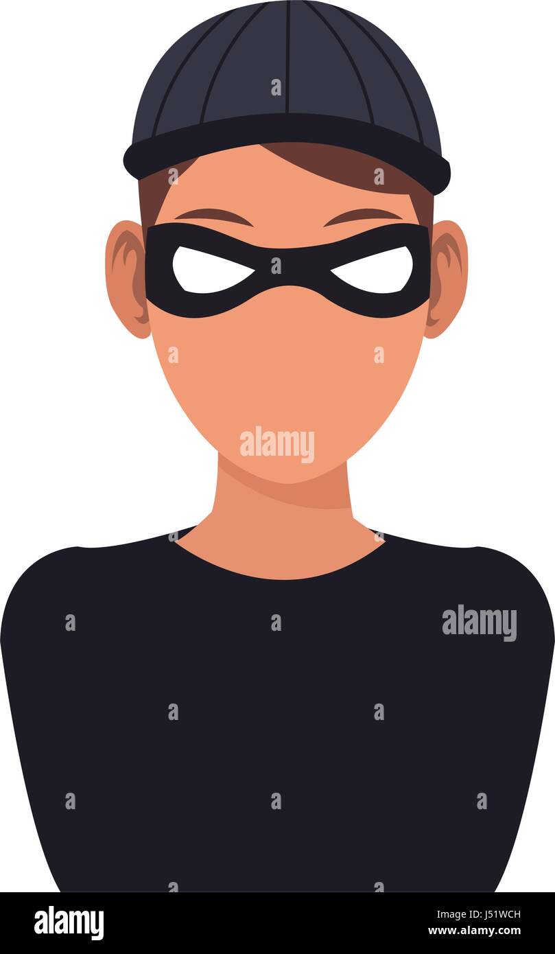 man hacker guy portrait thief technology Stock Vector Image & Art - Alamy