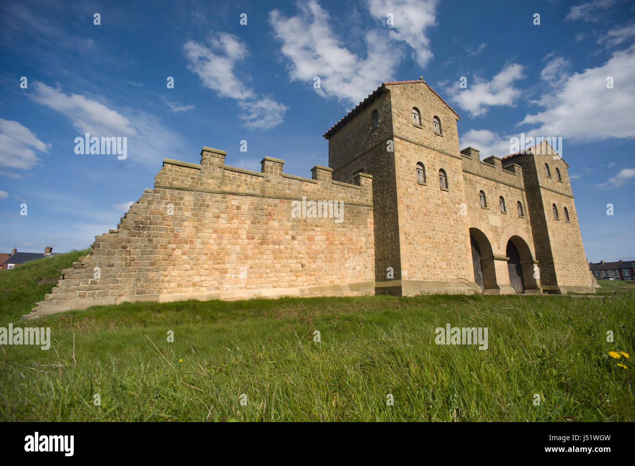 Arbeia Roman Fort, South Shields Stock Photo - Alamy