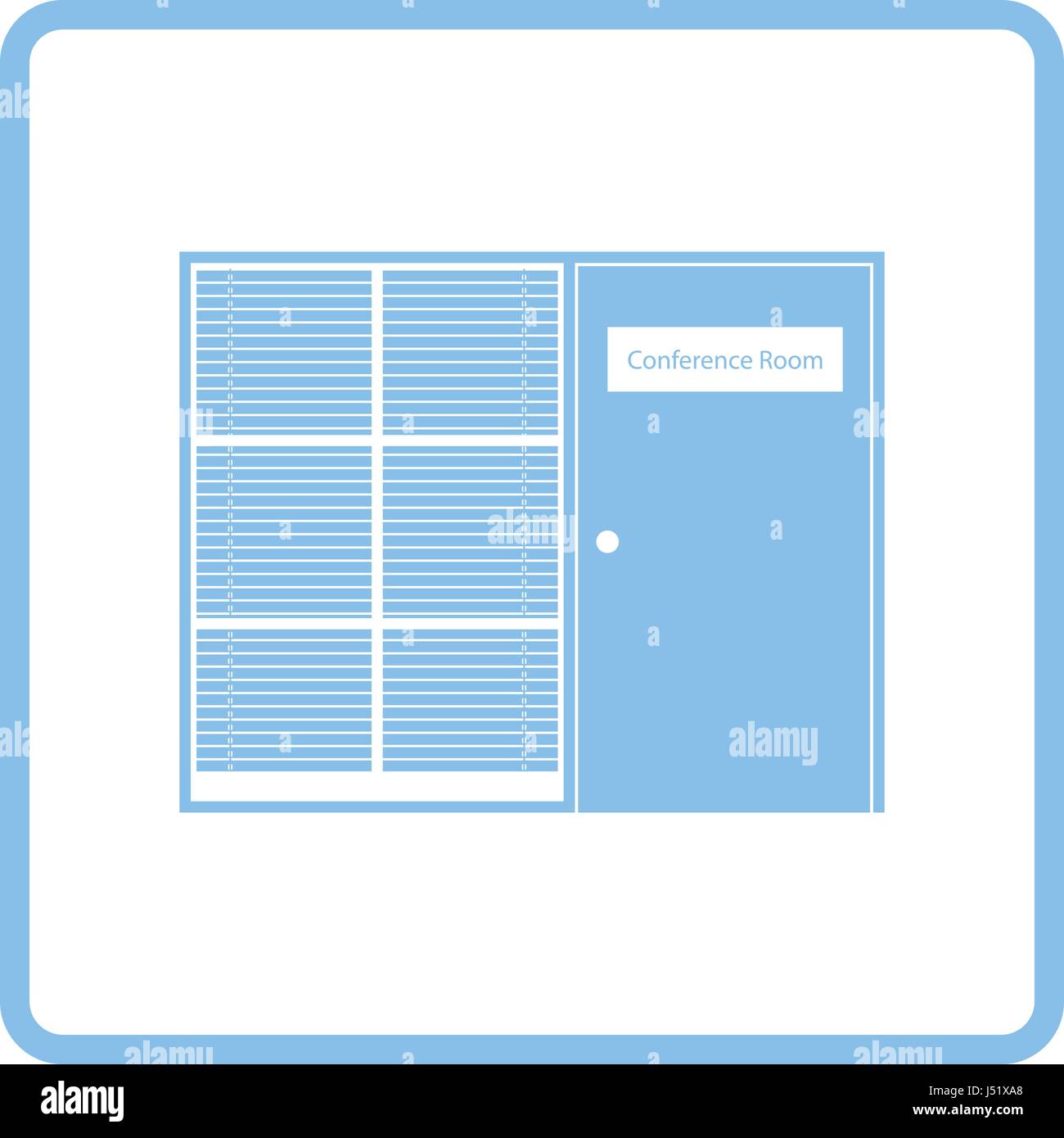 Blue conference room Stock Vector Images - Alamy