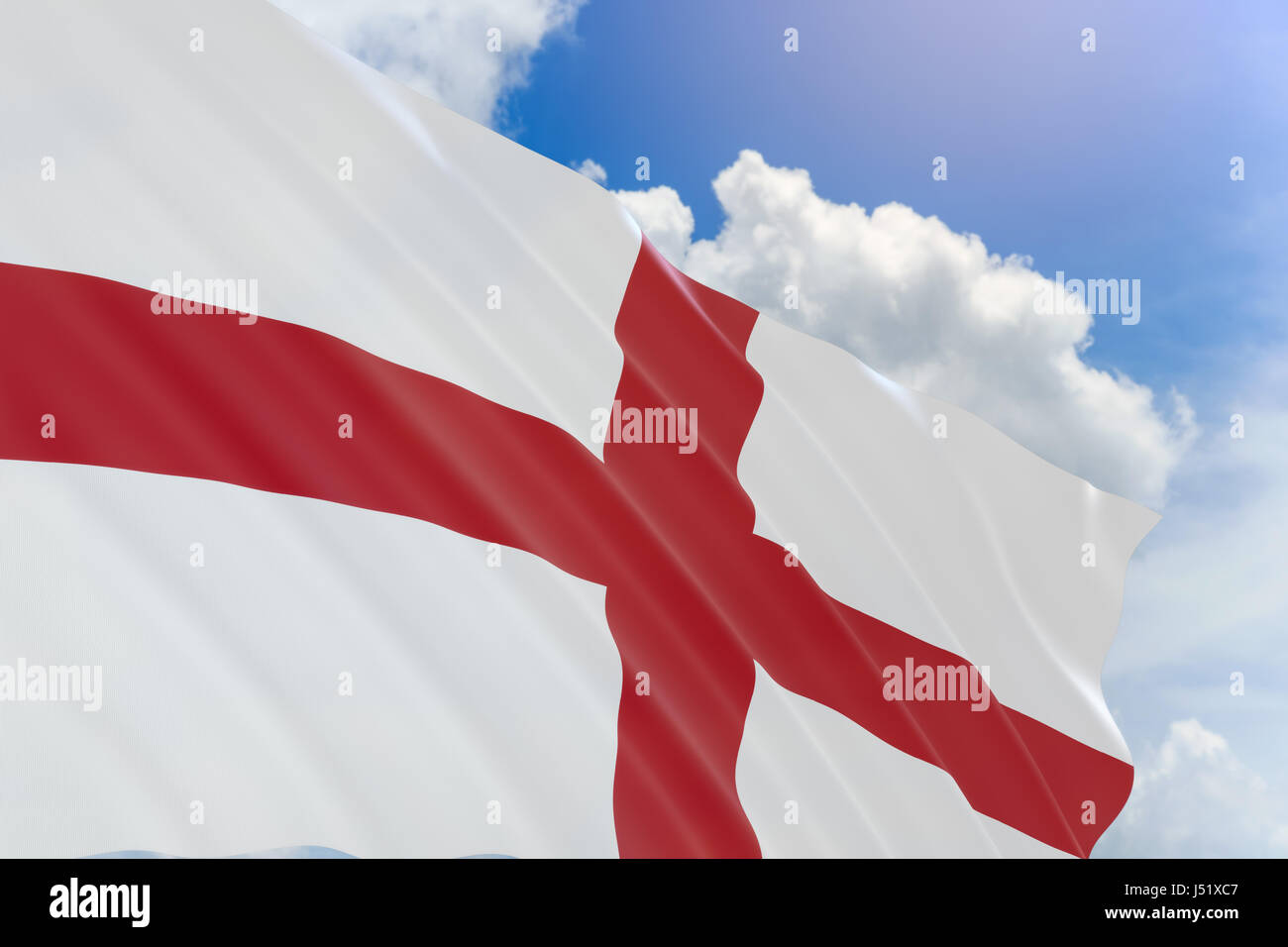 English football team flag hi-res stock photography and images - Alamy