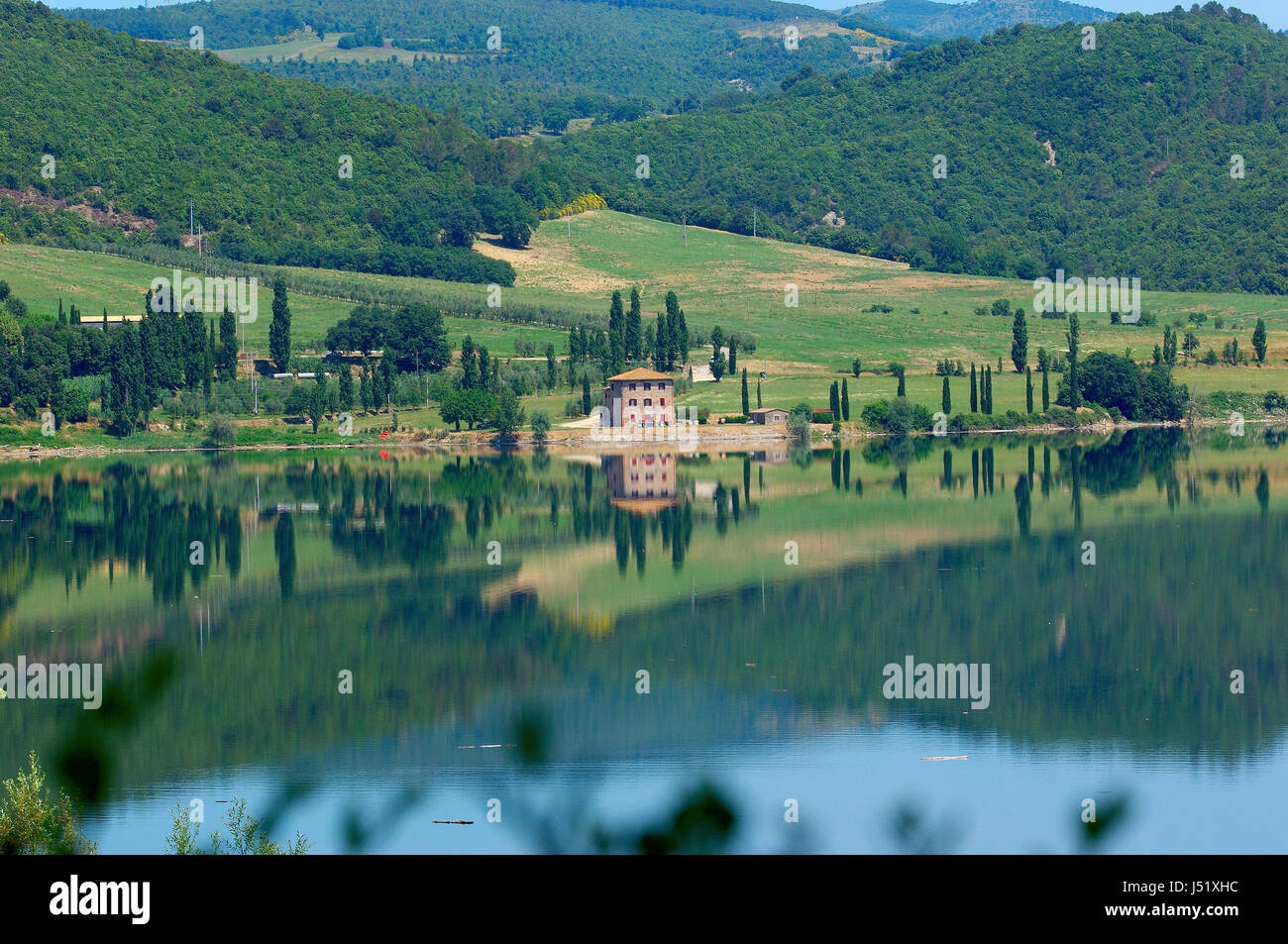 Corbara lake. Lago di Corbara. Tiber Valley. Todi. Umbria. Italy ...