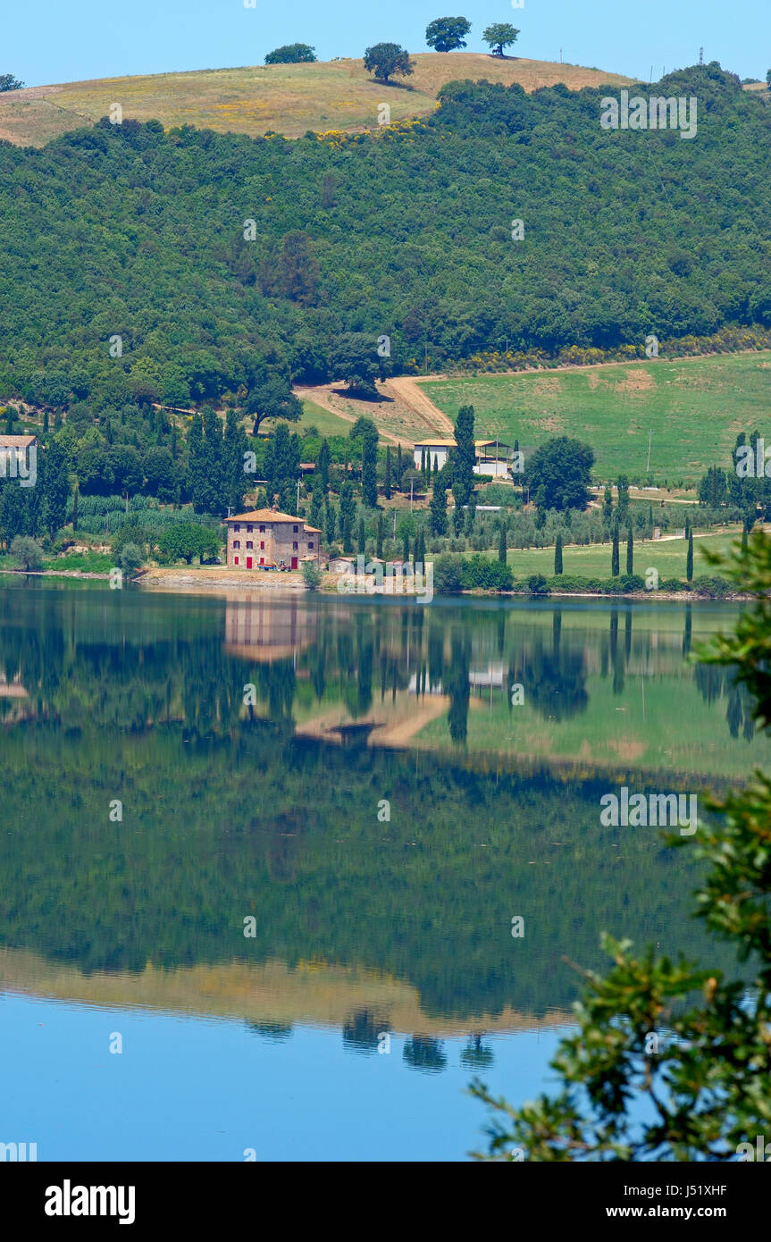 Corbara lake. Lago di Corbara. Tiber Valley. Todi. Umbria. Italy ...