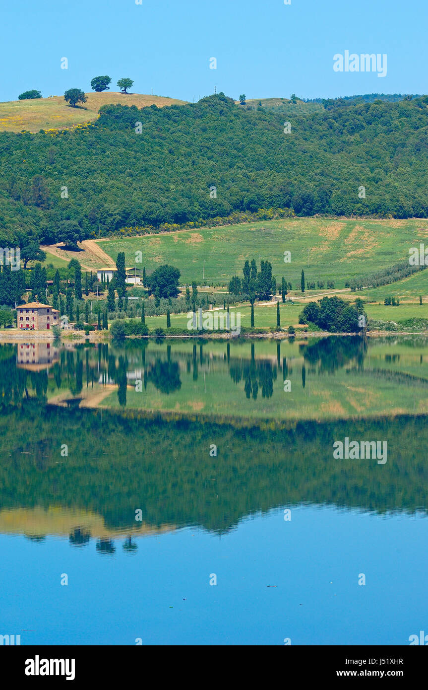 Corbara lake. Lago di Corbara. Tiber Valley. Todi. Umbria. Italy ...