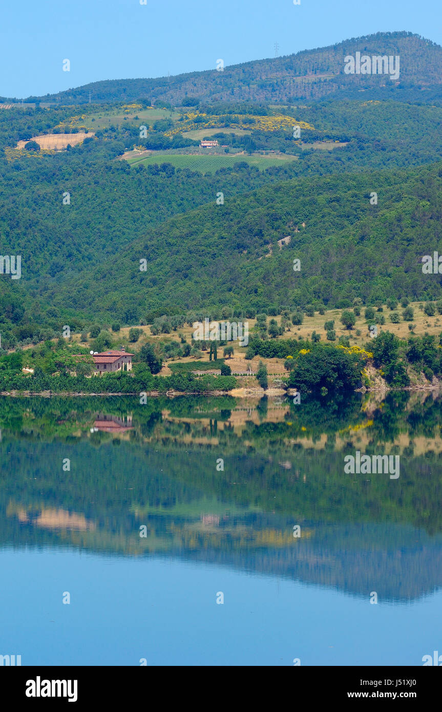 Corbara lake. Lago di Corbara. Tiber Valley. Todi. Umbria. Italy ...