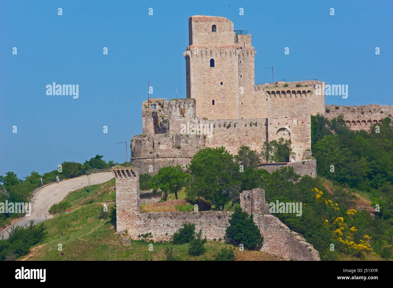 Assisi, Rocca maggiore , Assisi Castle, UNESCO World Heritage site ...
