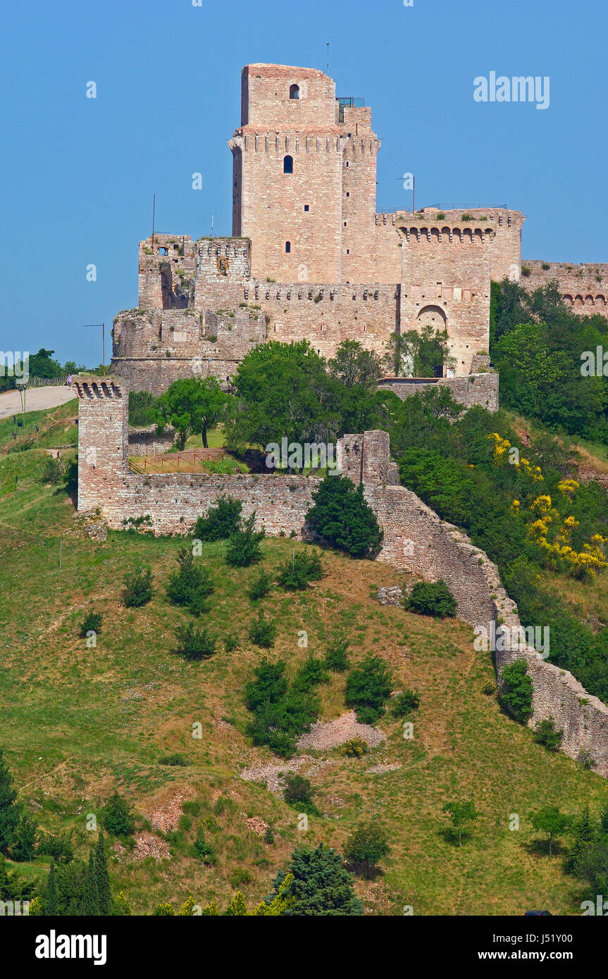Assisi, Rocca maggiore , Assisi Castle, UNESCO World Heritage site ...