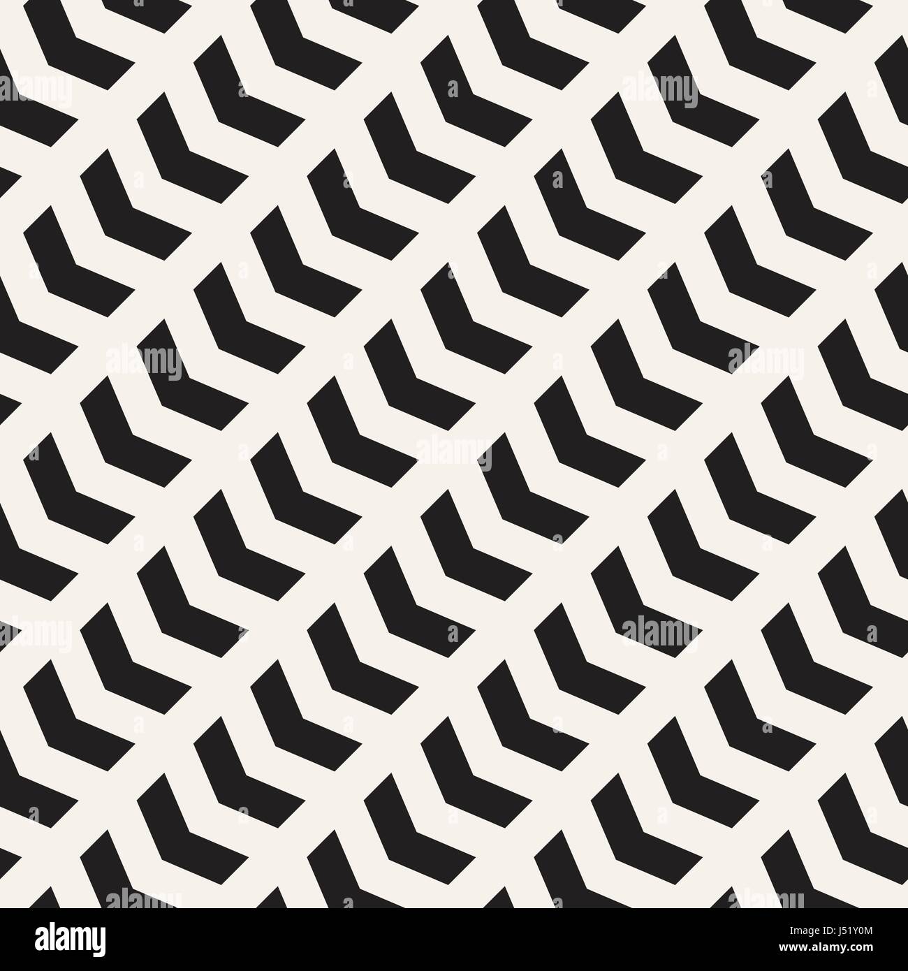 Seamless vector pattern. Abstract geometric lattice background. Rhythmic zigzag structure ...