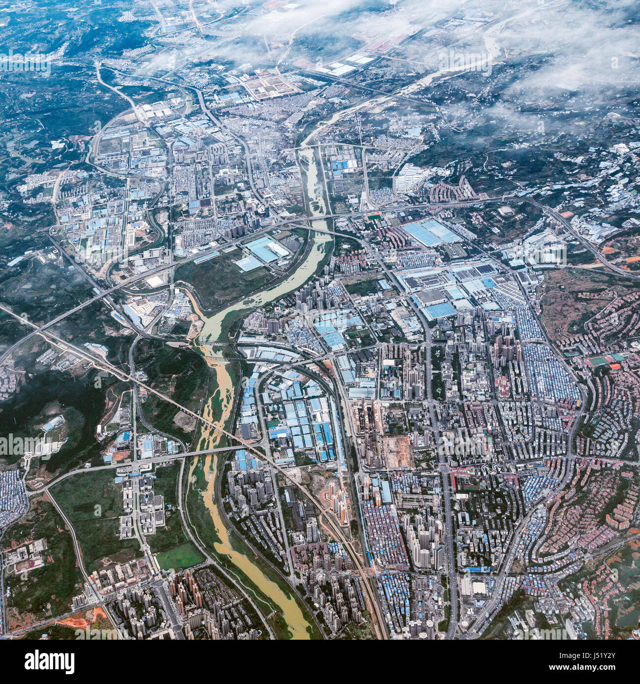Chengdu Aerial Stock Photos & Chengdu Aerial Stock Images - Alamy