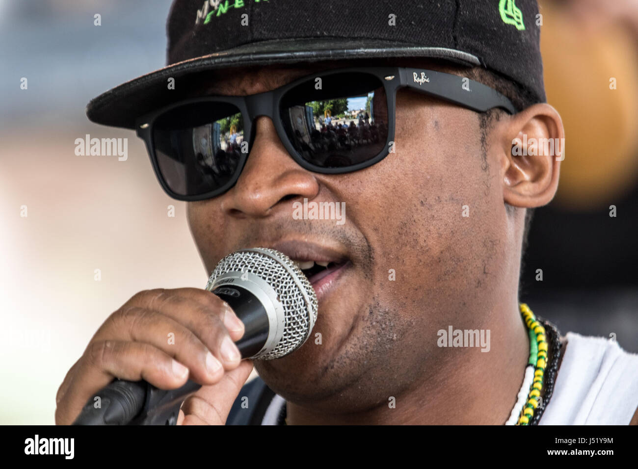 Rapper singing hi-res stock photography and images - Alamy