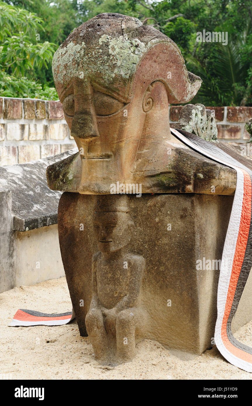 Indonesia, North Sumatra, Ancient kingdom Batak tomb on the Samosir ...