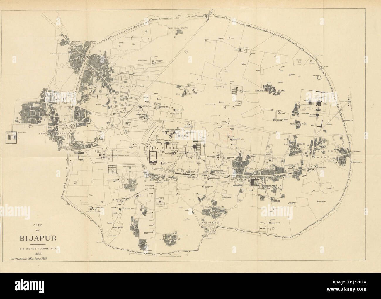 Bijapur, the old Capital of the Adil Shahi Kings: a guide to its ruins ...