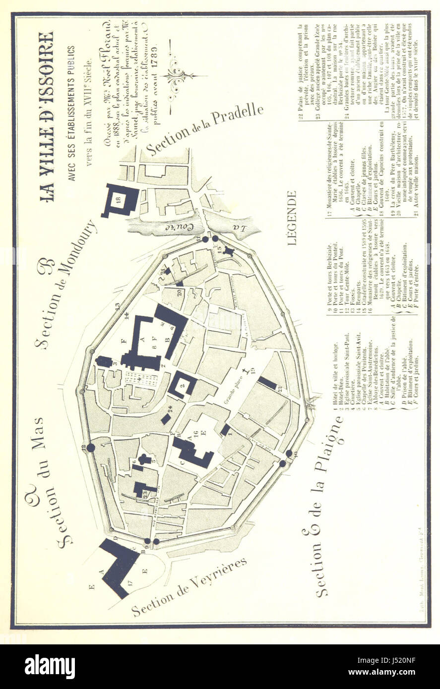 The image from page 17 of 'Histoire de la ville d'Issoire' offers a ...