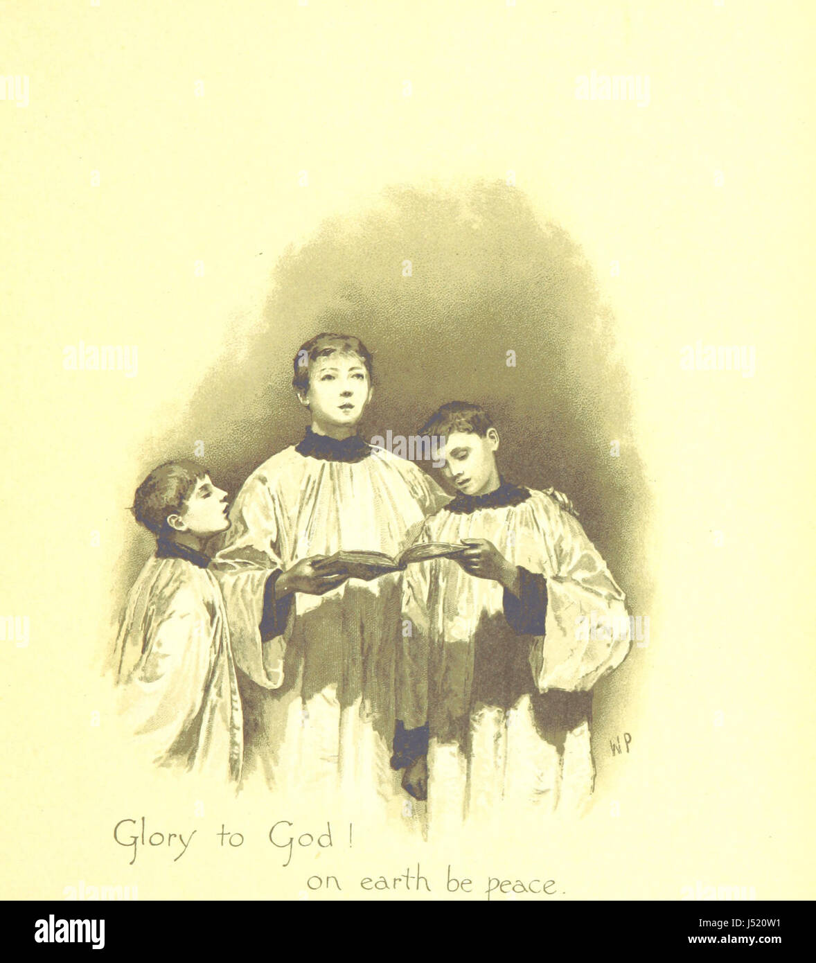 'The Angels' Song' is a beautifully illustrated work, depicting angelic ...