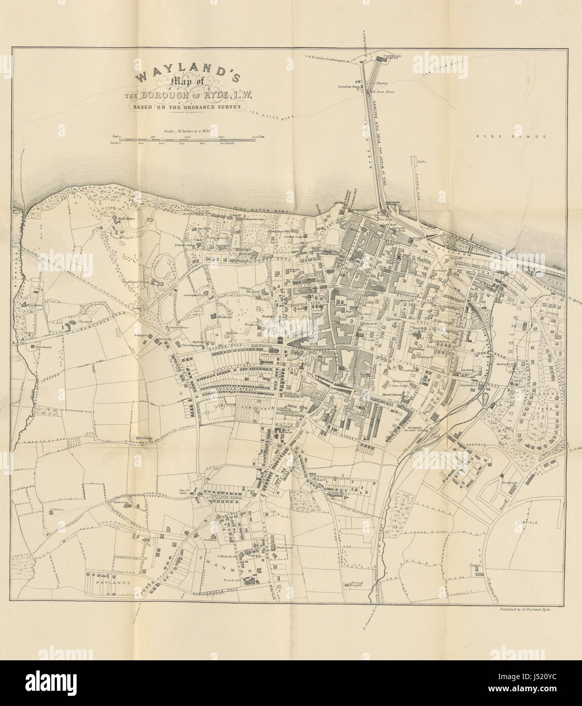 Wayland's Guide: Isle of Wight, Portsmouth & Dockyard. Large maps, etc ...