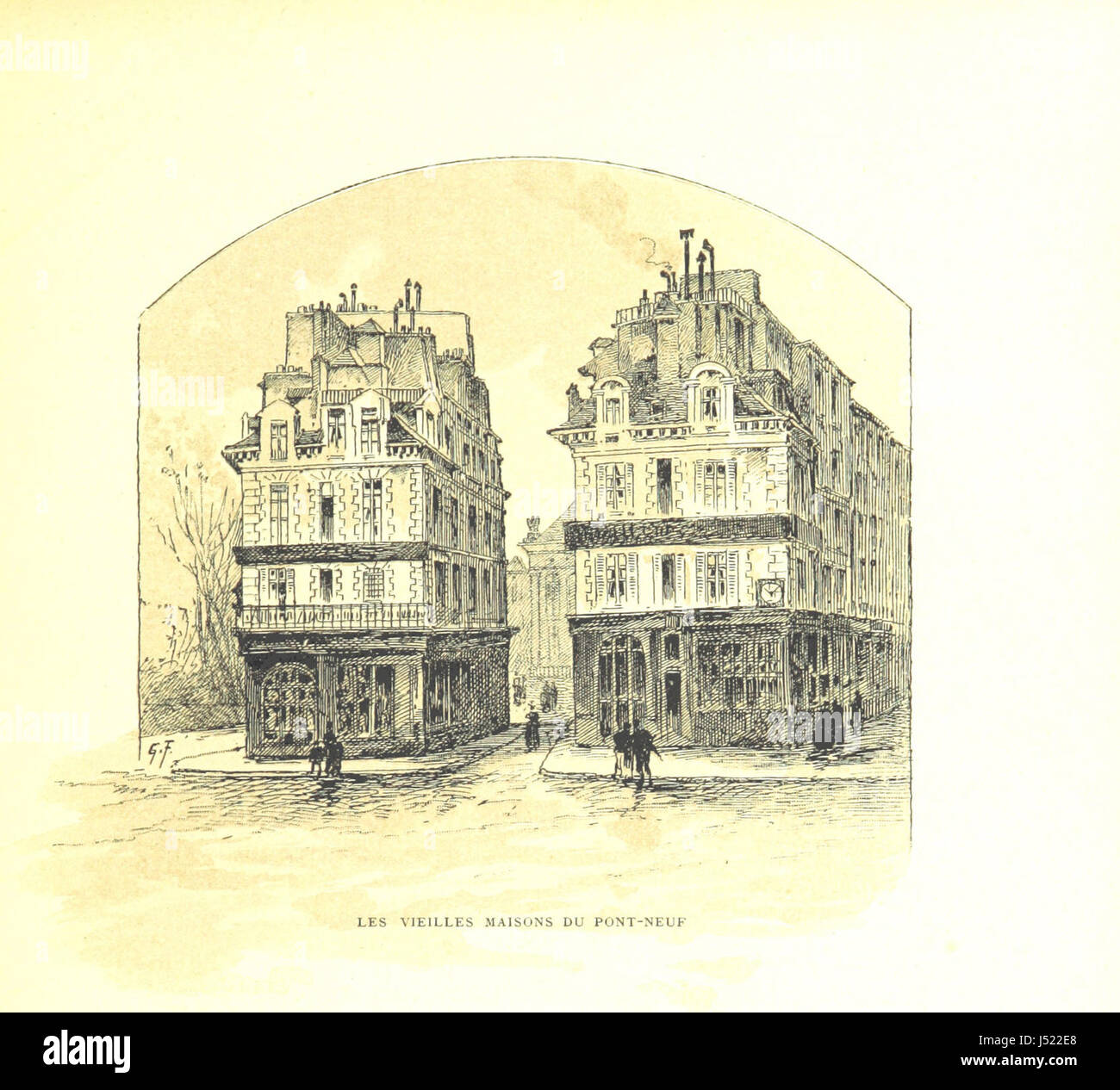 *La Seine à travers Paris*, illustrated with drawings and color ...