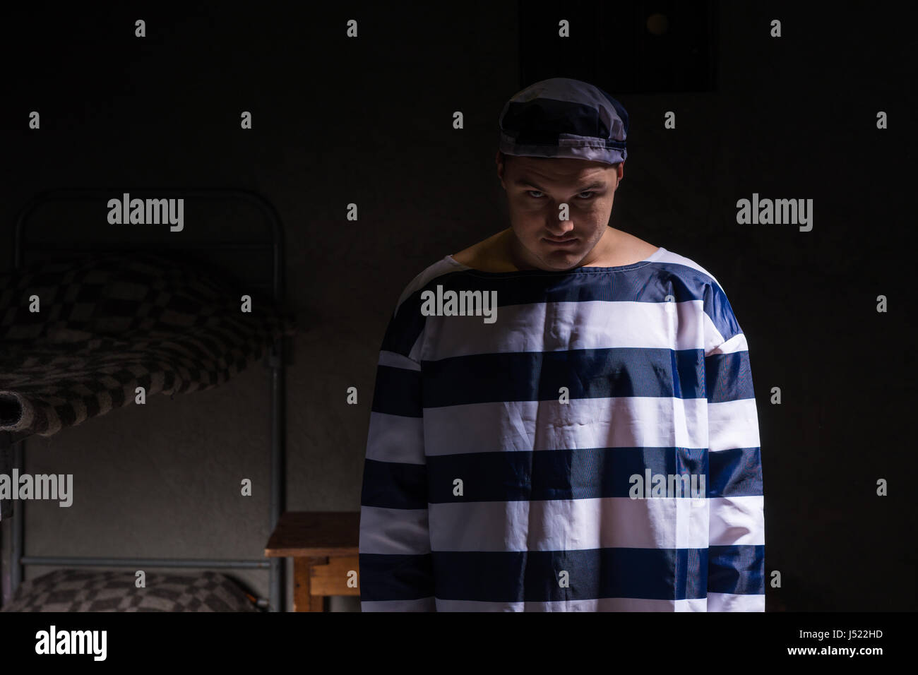 Police prisoner angry hi-res stock photography and images - Alamy