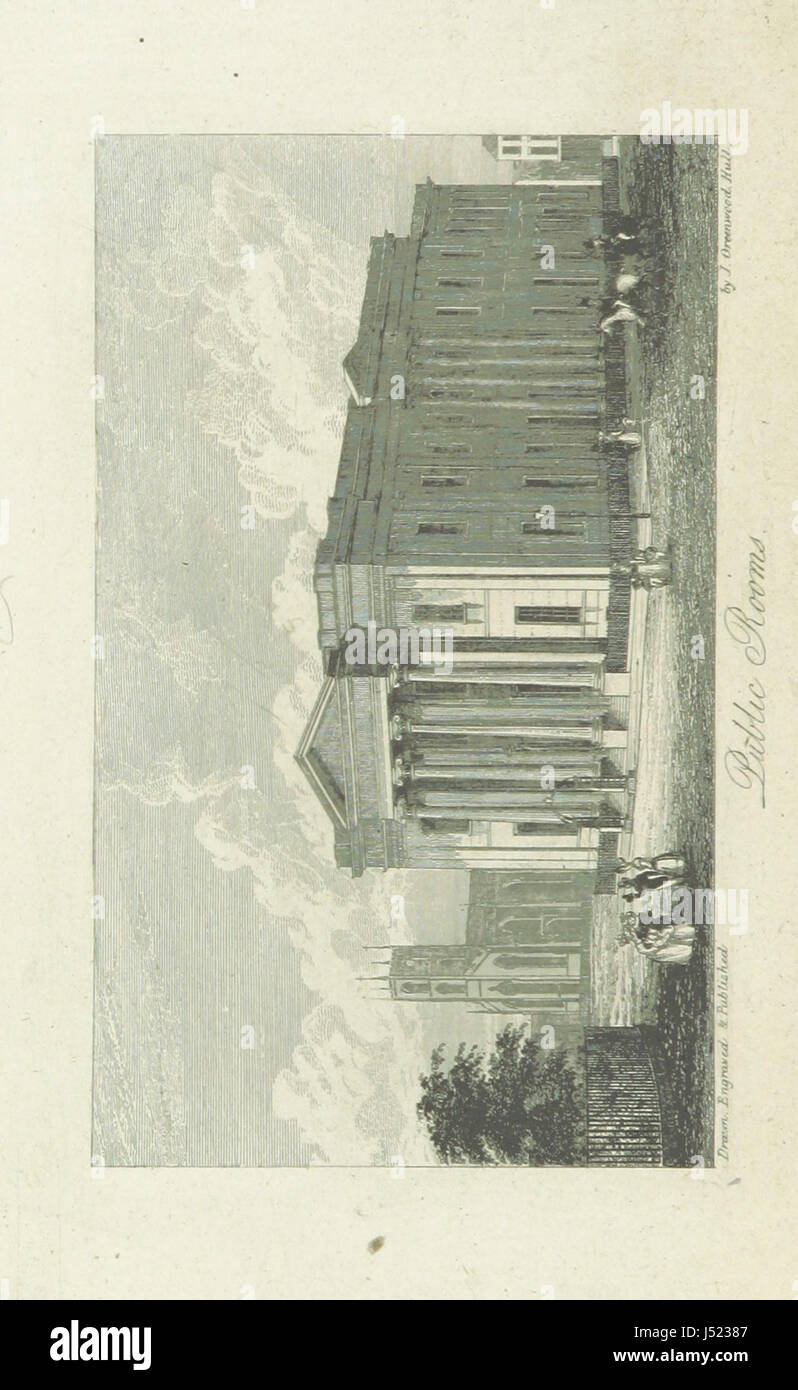 'Greenwood's Picture of Hull' is an illustrated historical map and ...