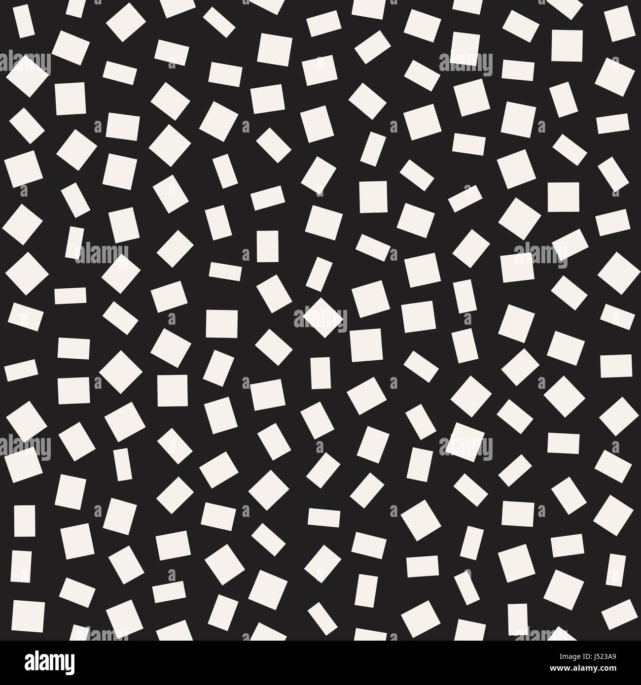 Trendy Texture With Scattered Geometric Shapes. Inspired by Memphis ...