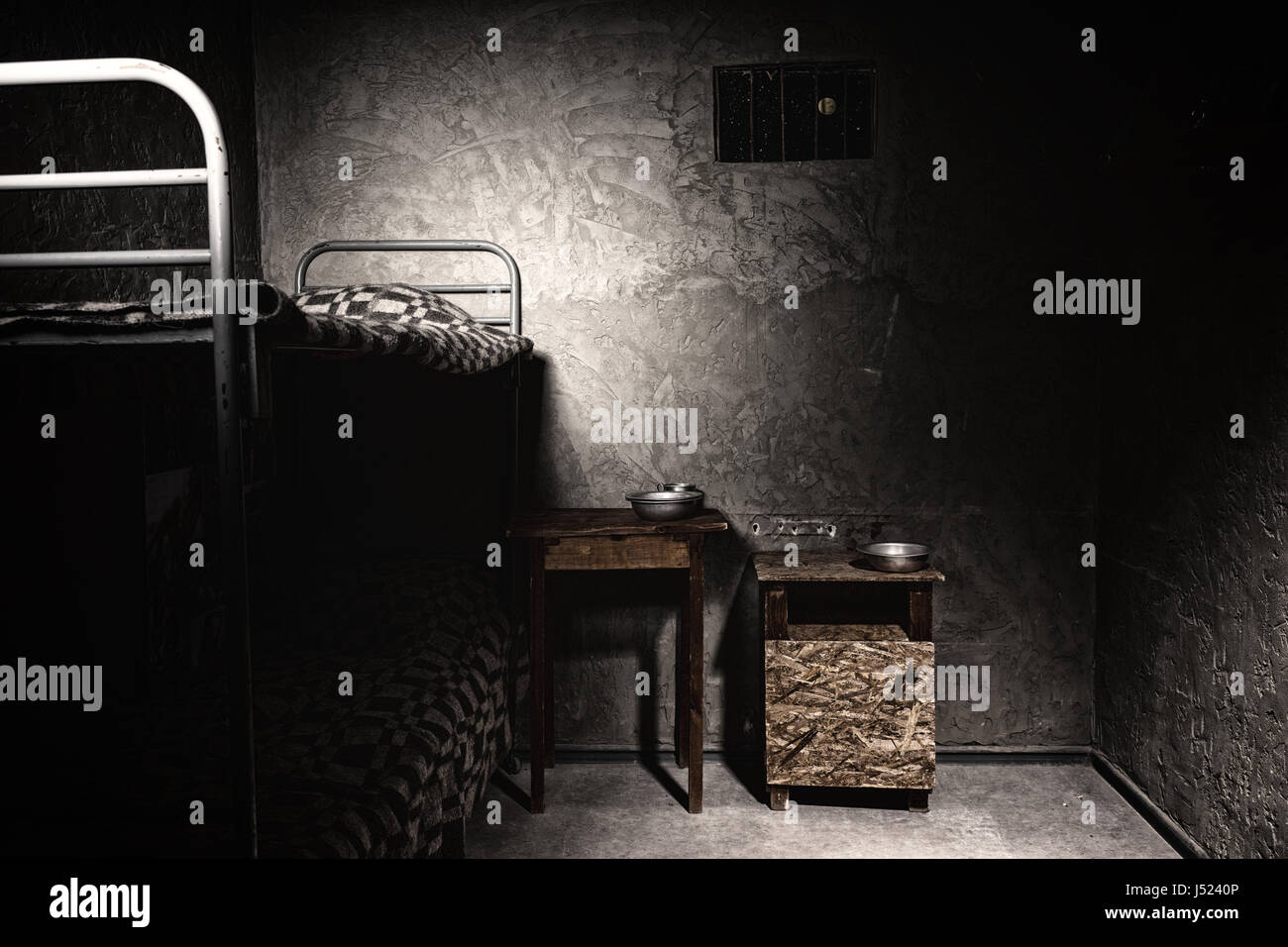Basement prison cells basement hi-res stock photography and images - Alamy
