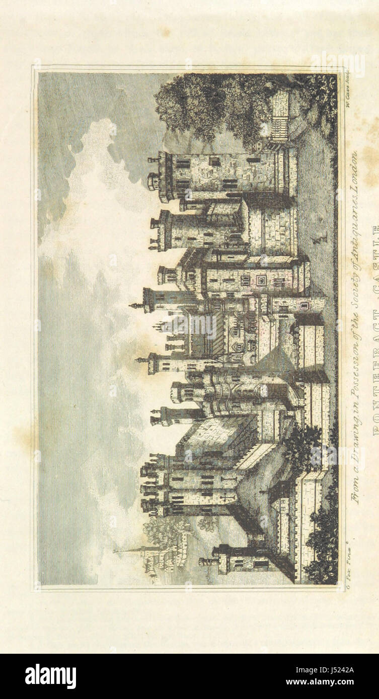 An overview of the history of Pontefract, a historic town in Yorkshire ...