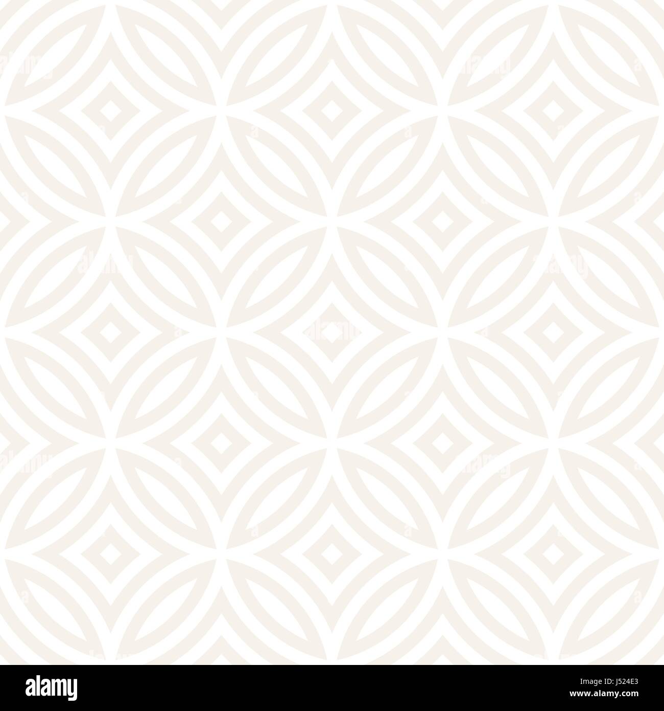 Vector Seamless Subtle Geometric Rounded Lines Pattern. Abstract ...