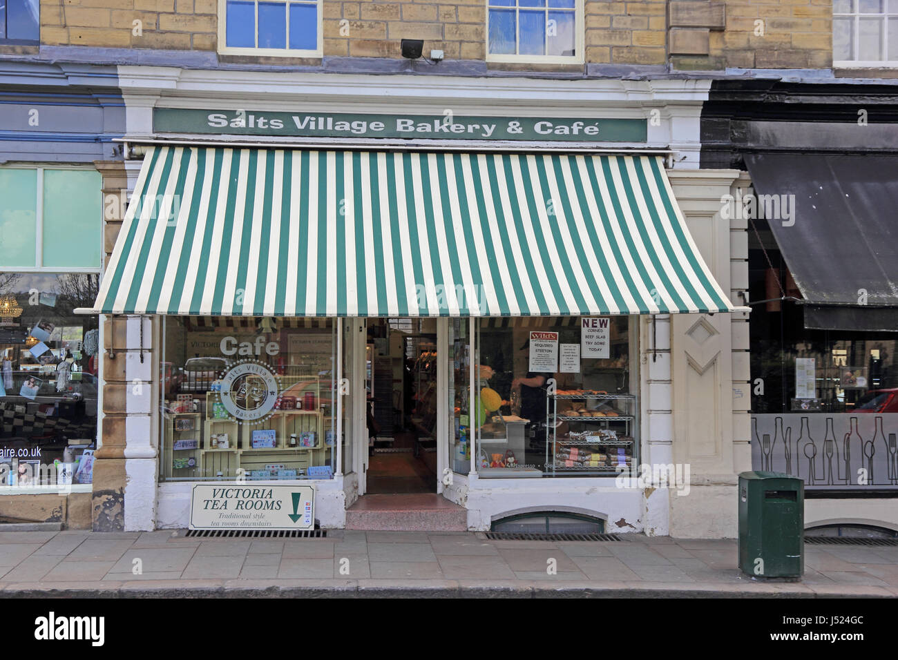 Salts Village Bakery and Café, Saltaire, Bradford Stock Photo - Alamy