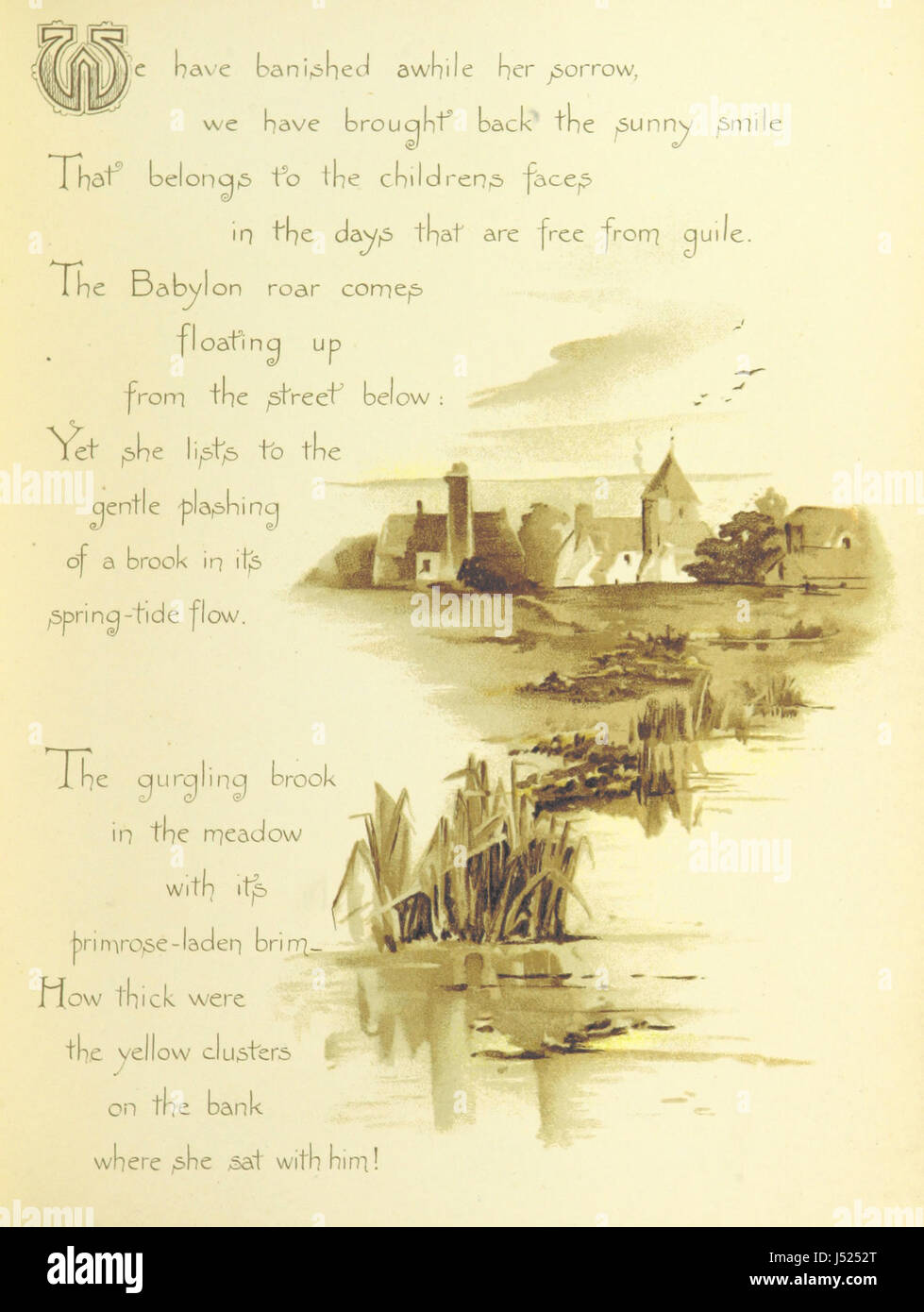 A Bunch of Primroses. [A poem.] ... Illustrated, etc Stock Photo - Alamy