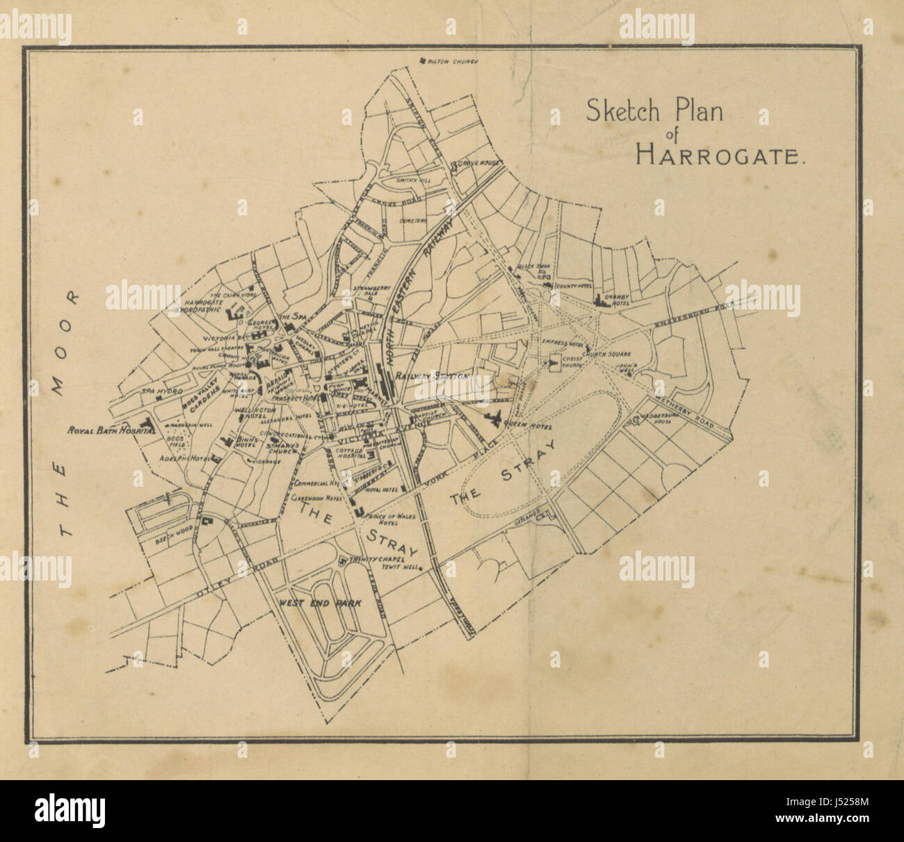 Second edition of Thorpe's New Illustrated Guide to Harrogate and ...