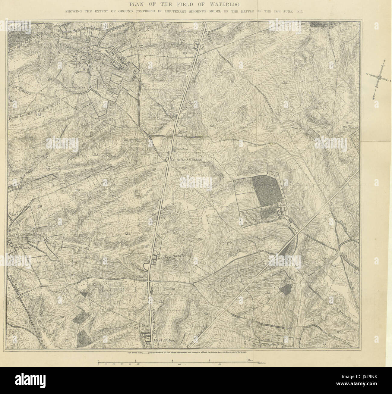 This image from the 'Waterloo Letters' presents a selection of original ...