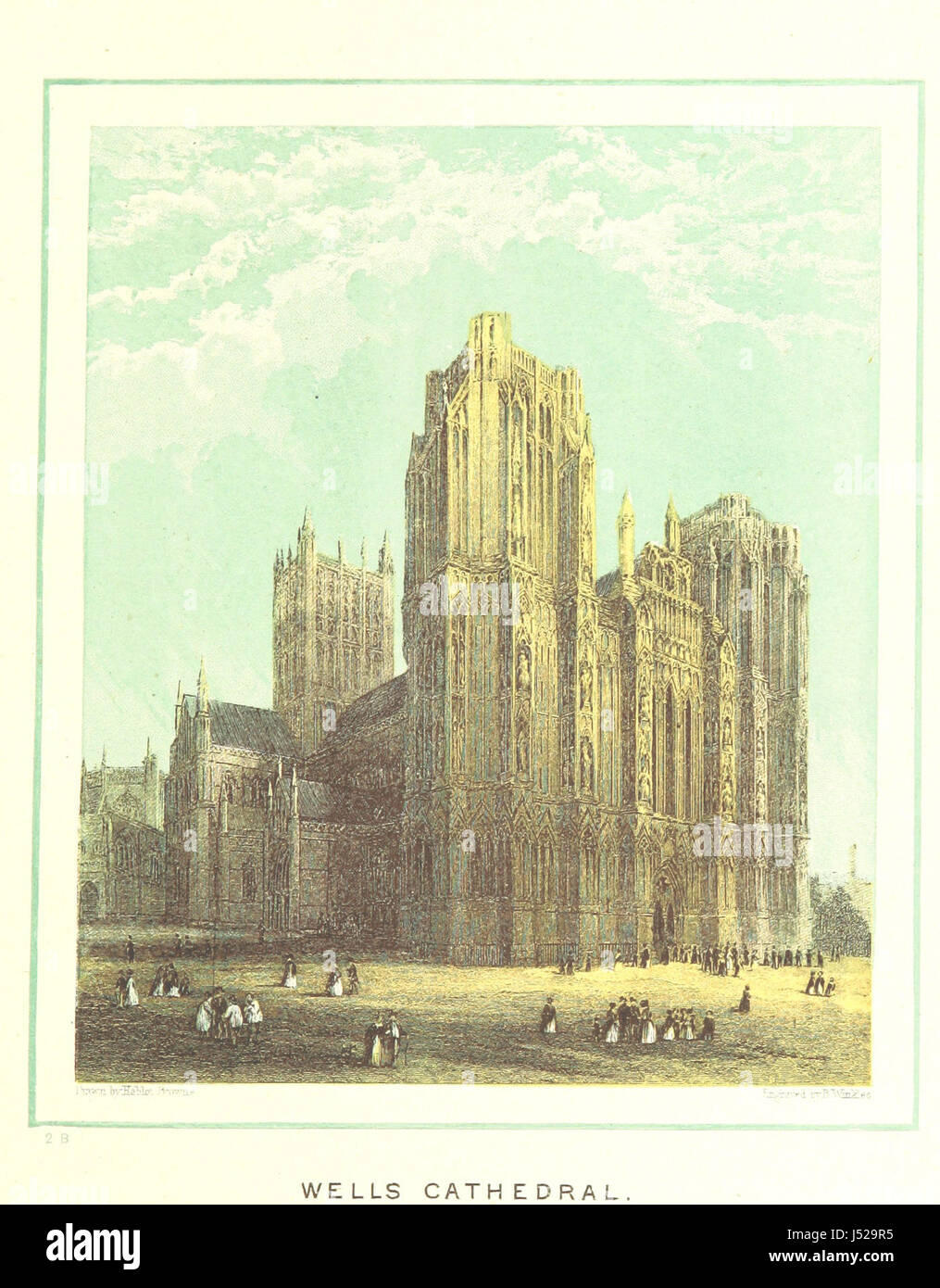 Image taken from page 21 of '[Wells Cathedral.] Ward and Lock's ...