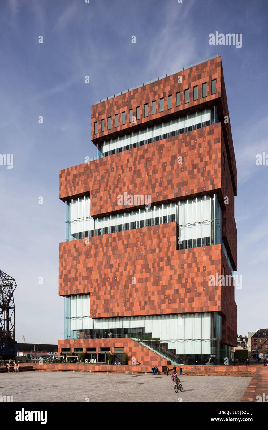 MAS - Museum aan de stroom, Antwerp, Belgium Stock Photo - Alamy