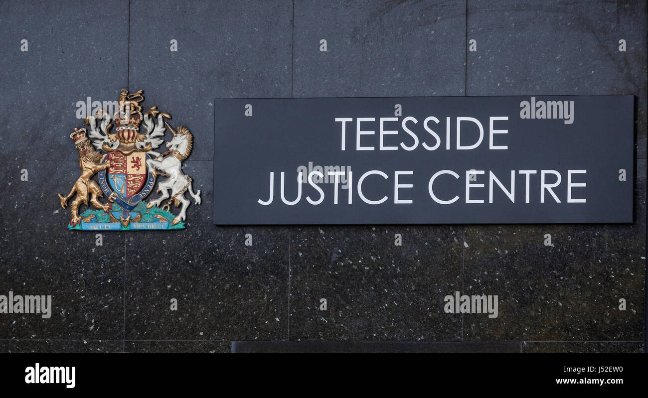 Teesside Magistrates Court and Coroners Court in Middlesbrough Stock ...