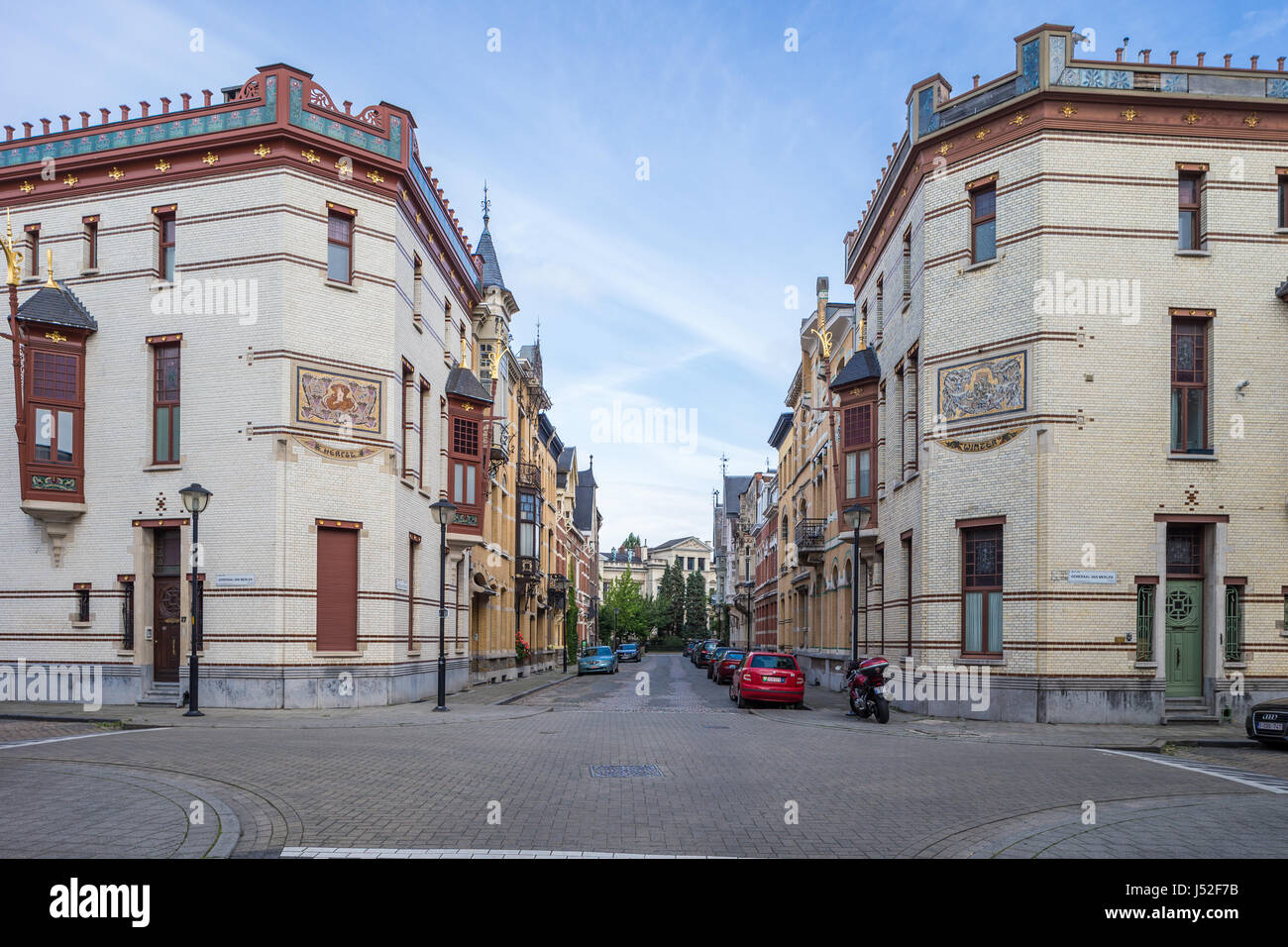 4 seasons buildings in Zurenborg - art nouveau architecture, Berchem ...