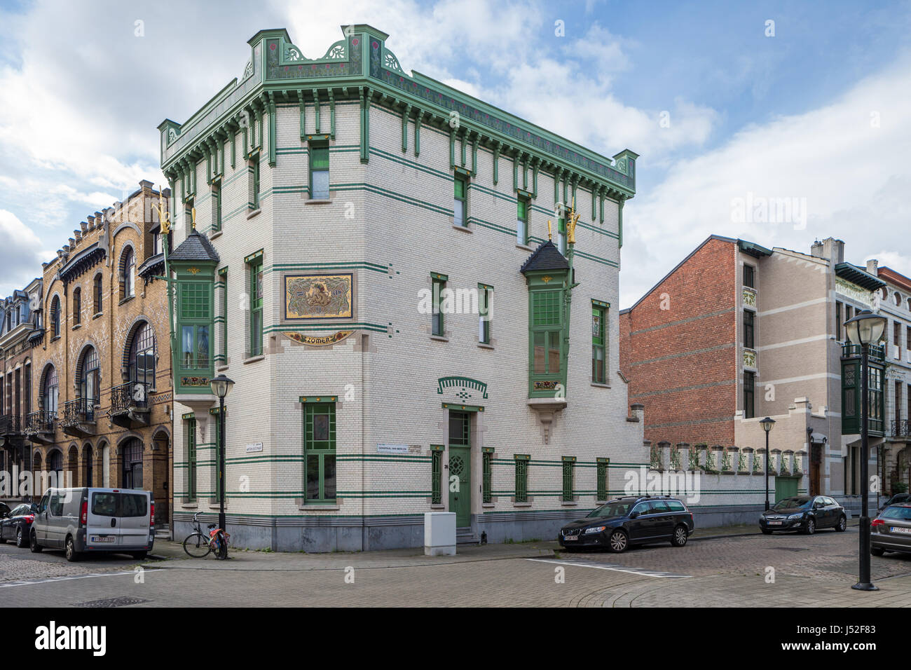 4 seasons buildings in Zurenborg - art nouveau architecture, Berchem ...