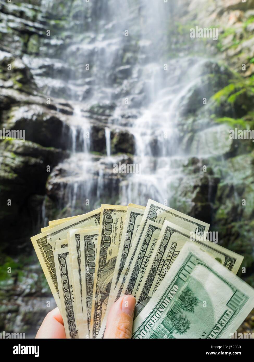 Money Waterfall High Resolution Stock Photography and Images - Alamy