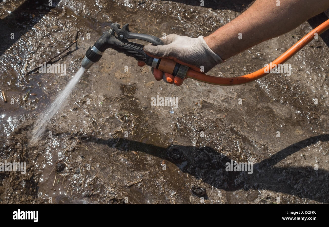 Spring water pours from hi-res stock photography and images - Alamy