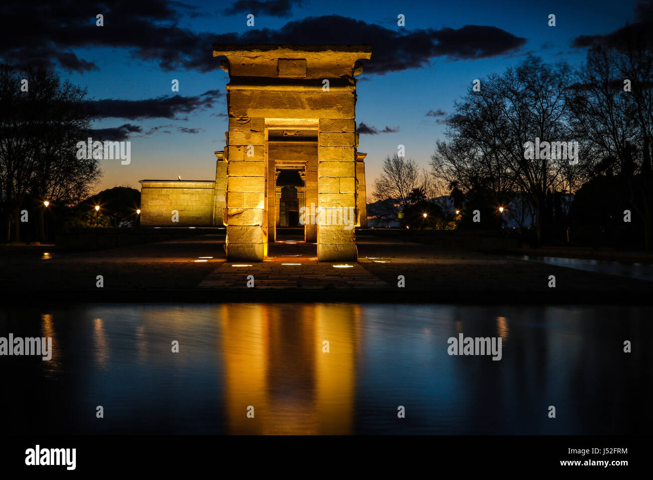 Debod - Egyptian Temple in Madrid Stock Photo - Alamy