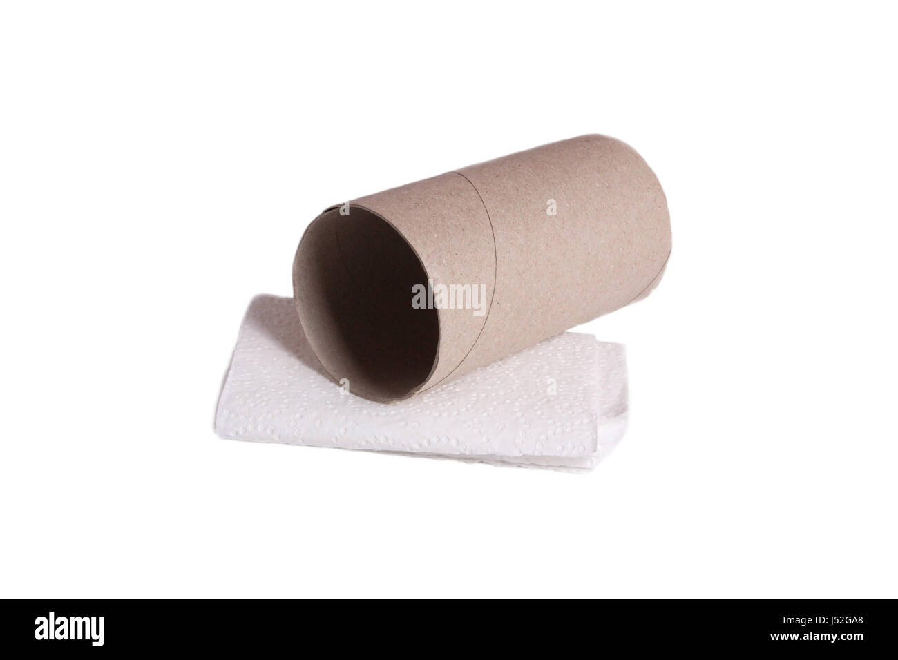 Empty toilet paper tube Cut Out Stock Images & Pictures - Alamy