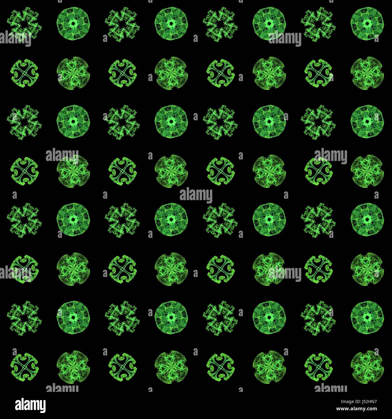 Texture with green rendering abstract fractal pattern Stock Photo - Alamy