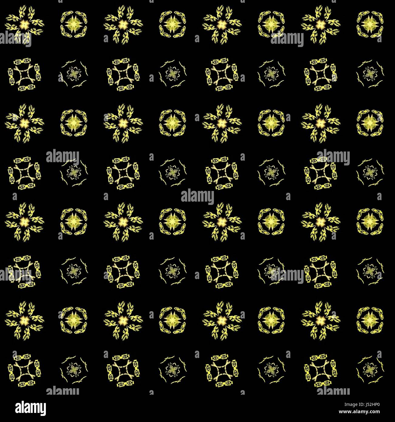 Texture with yellow rendering abstract fractal pattern Stock Photo - Alamy