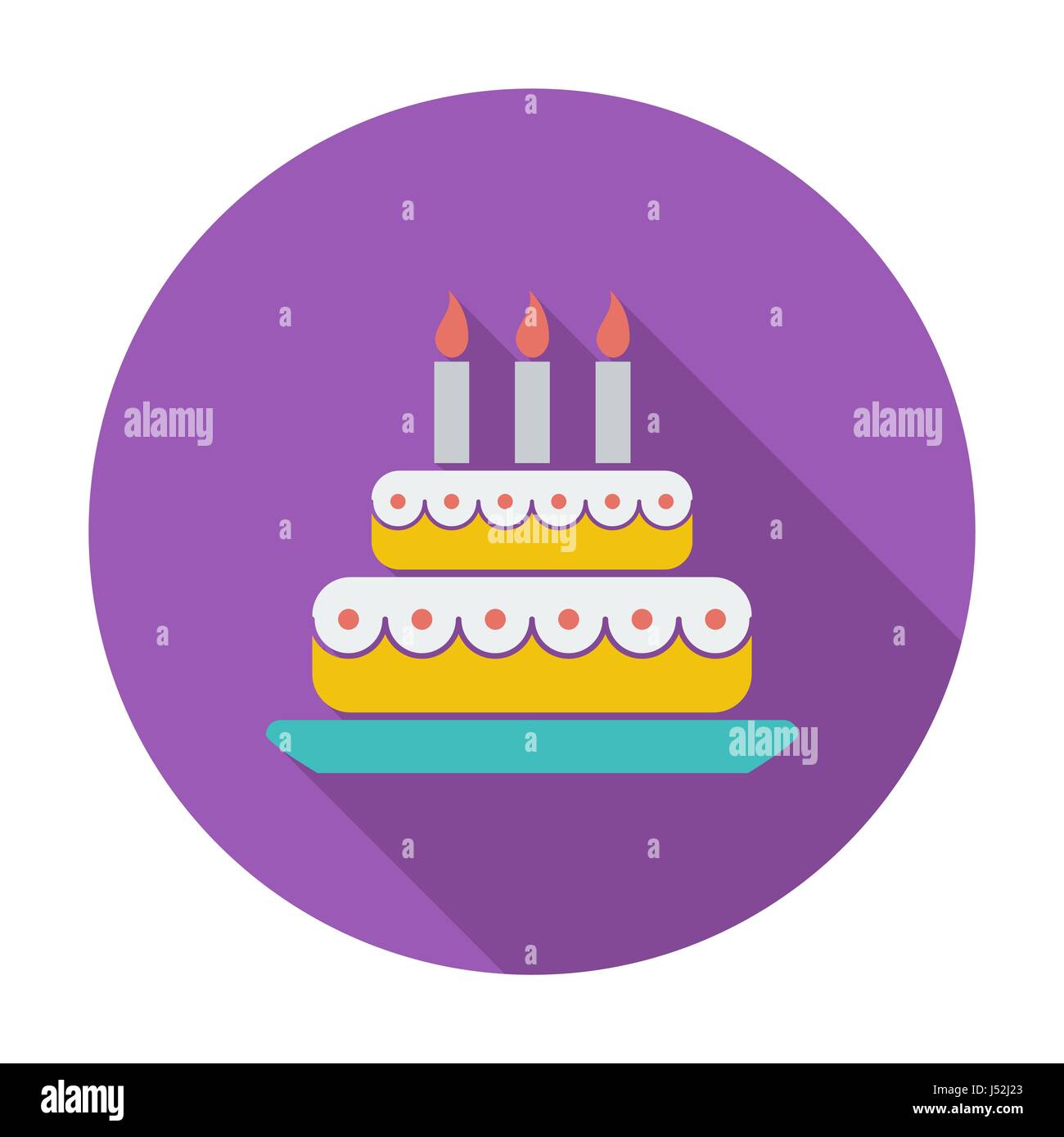 Illustration butter cake vector Stock Vector Images - Alamy
