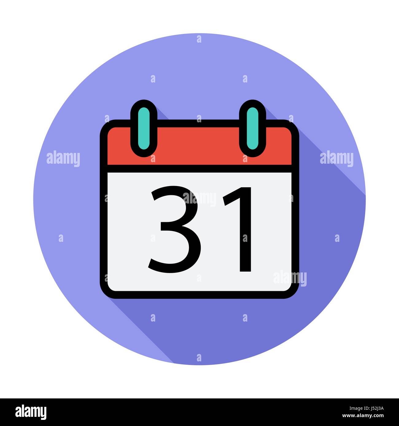Calendar icon pattern february Stock Vector Images - Alamy