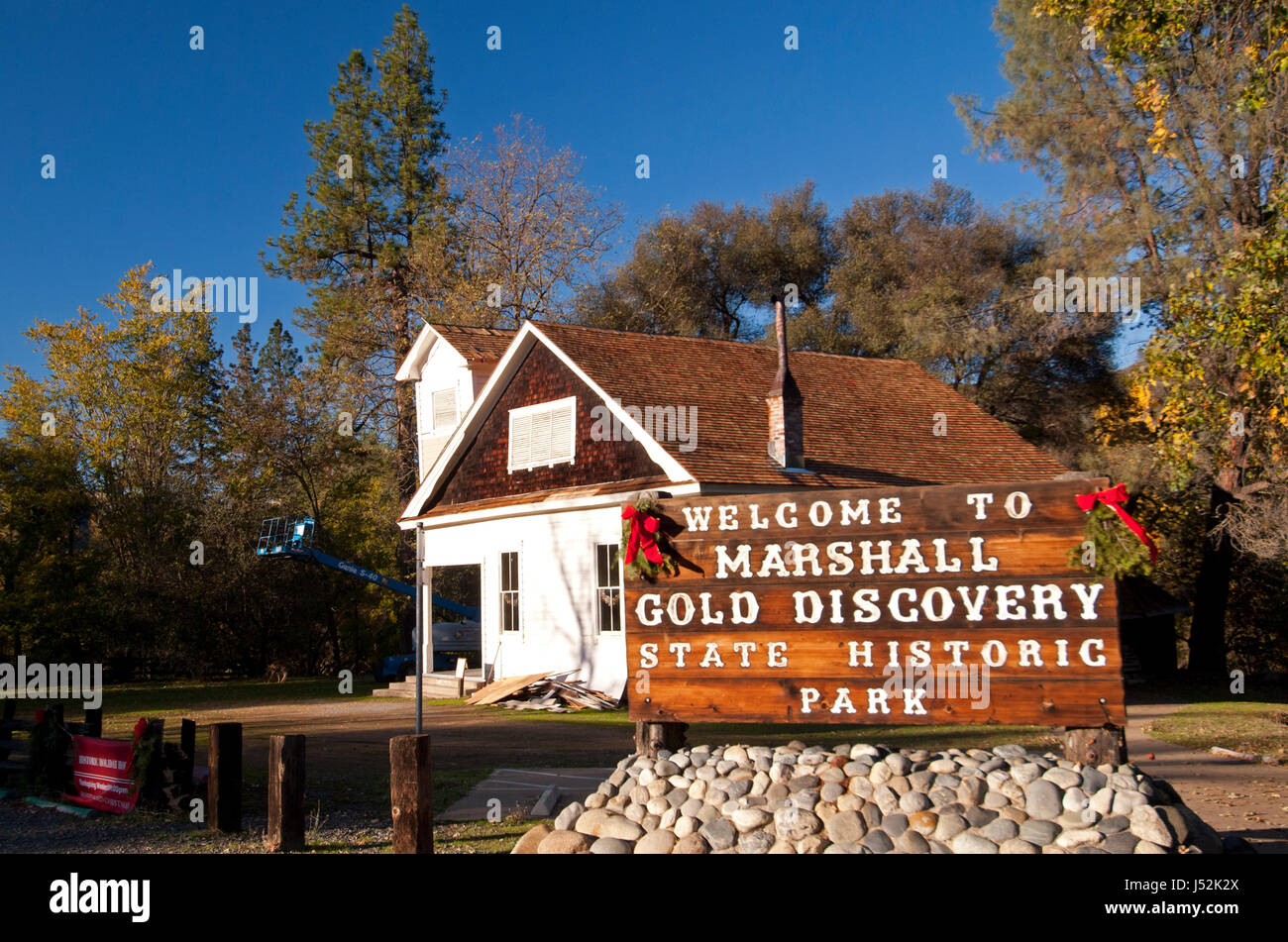Marshall gold discovery state historic park hi-res stock photography ...