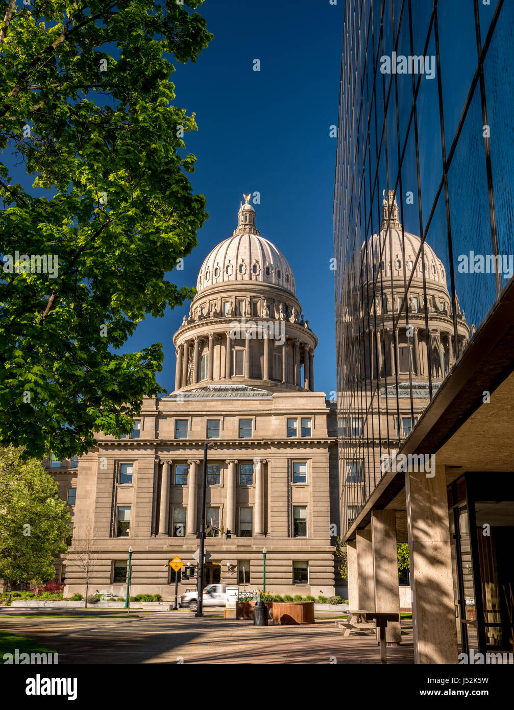Side view of the capital building in Boise Idaho Stock Photo - Alamy