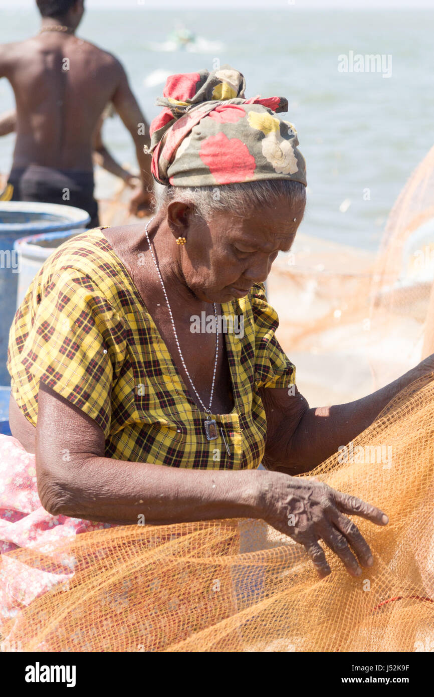 Asian woman fishing hi-res stock photography and images - Alamy